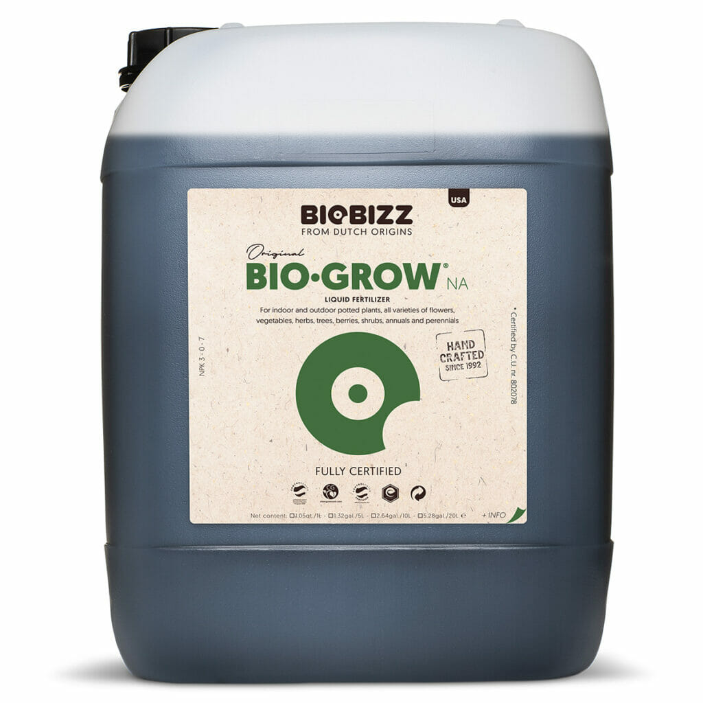 Biobizz Bio-Grow - 10 Liter | HTG Supply Hydroponics & Grow Lights