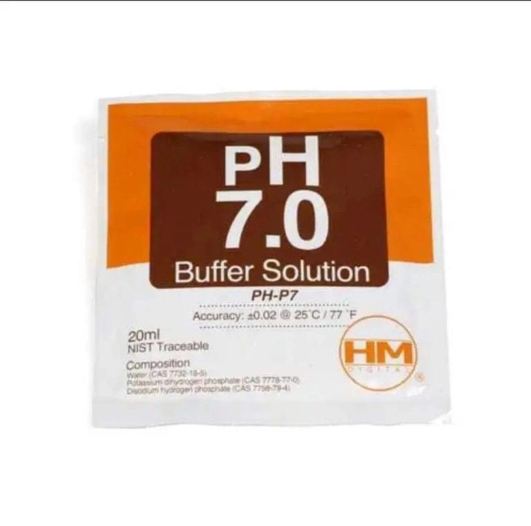 HM Digital pH 7.0 Buffer Solution - 20 mL | HTG Supply Hydroponics ...